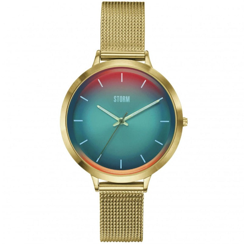 Storm Mini Gold & Turquoise Watch | Carathea