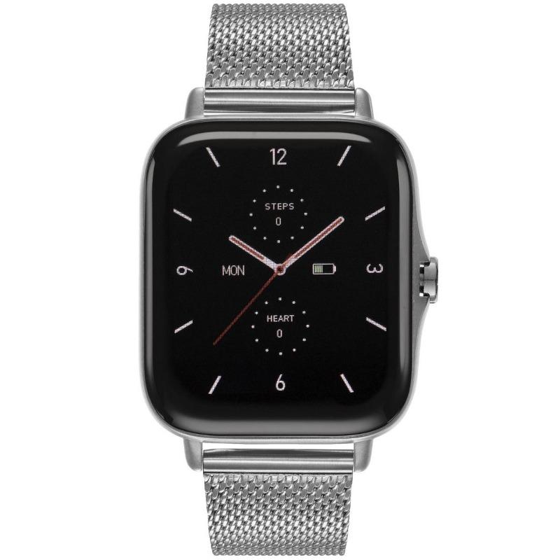 Storm Silver Smartwatch with Mesh Strap | Carathea